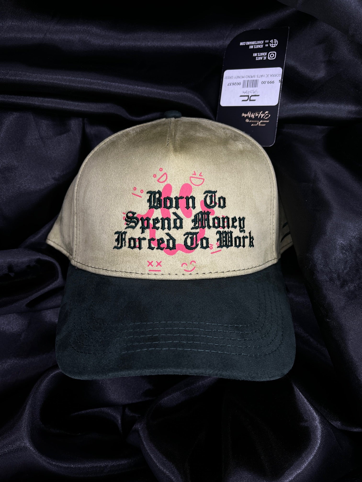 JC SPEND MONEY GREEN – Rex Exclusive Caps